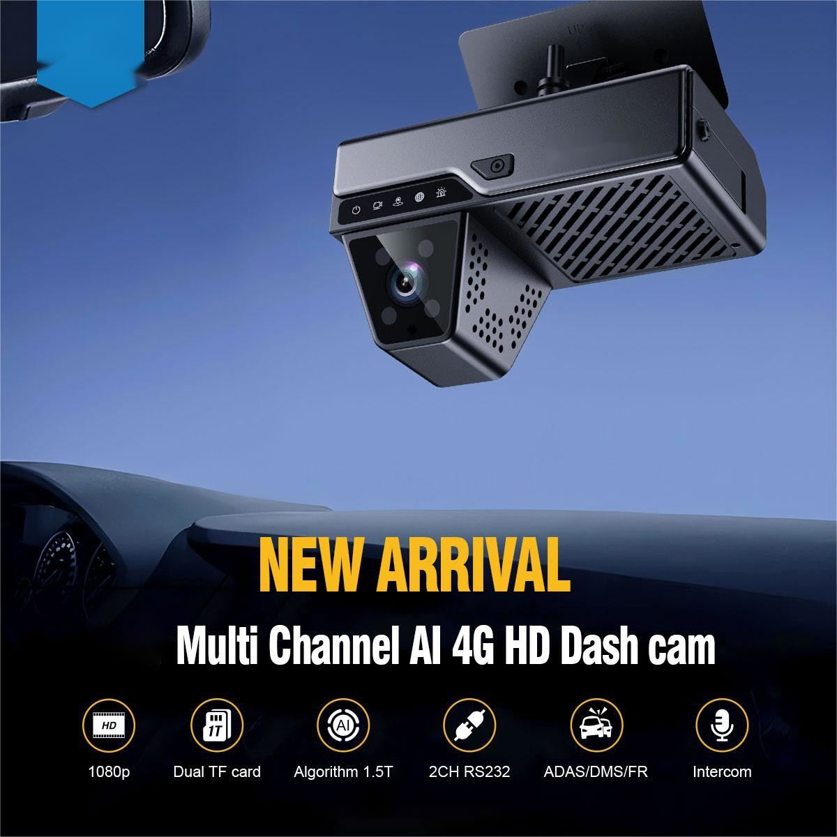 Sistema de monitoreo de vehículos de inteligencia artificial AI Dashcam ...
